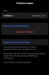 TrollStore 2 - Sideload any IPA Files on iOS [FREE]